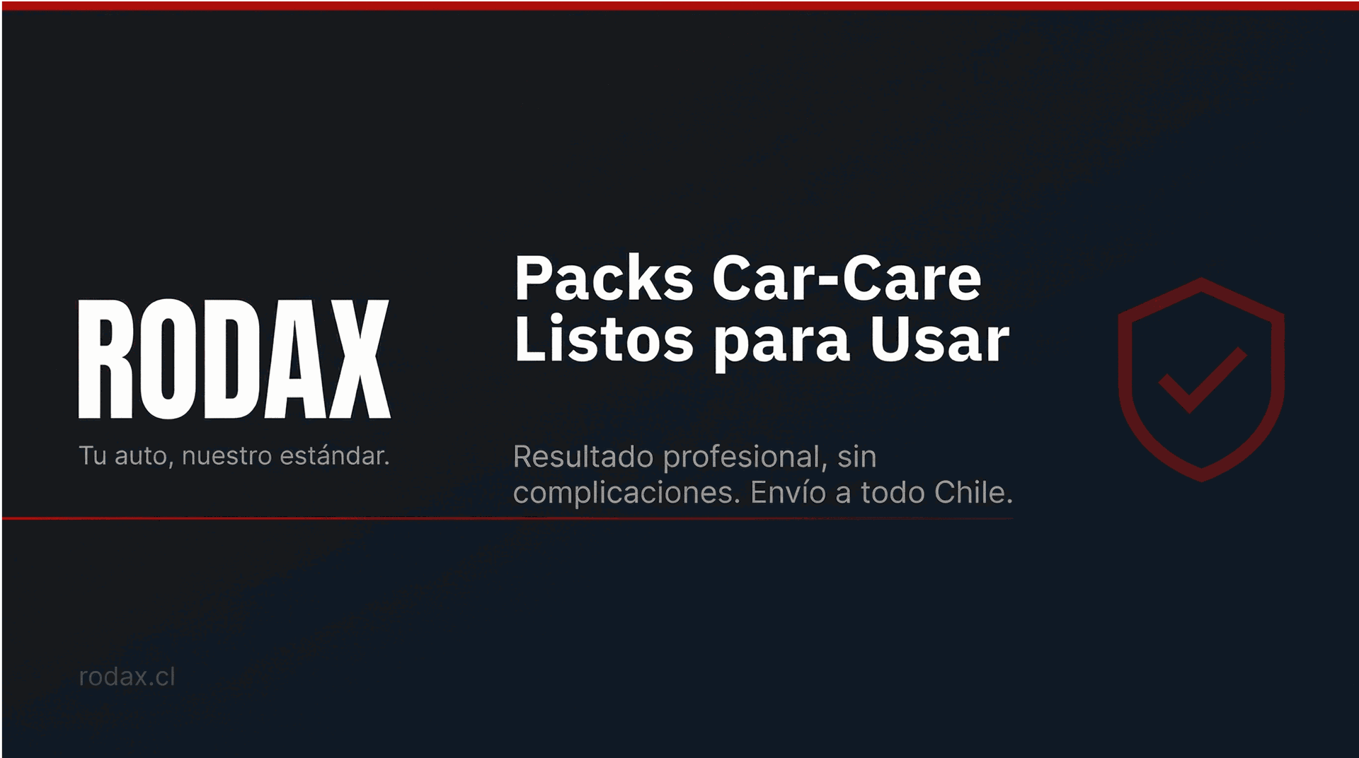 RODAX | Packs de Limpieza Automotriz — Tu auto, nuestro estándar.